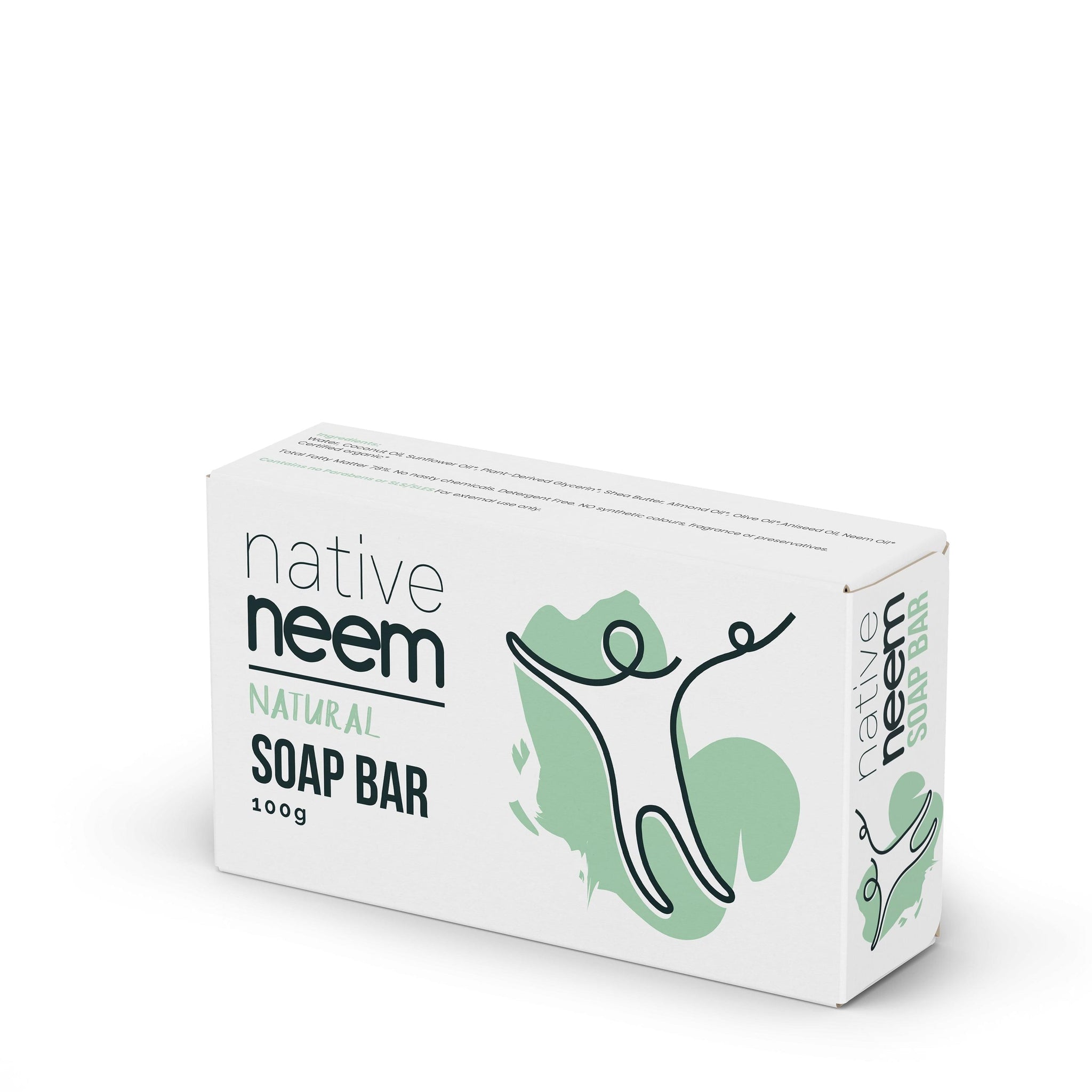 Natural Soap NZ – Organic Neem Soap Bar 100g | Native Neem – NativeNeem